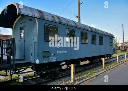 Siegmundsherberg, Personenzugwagen, ausgemustert, Epoche 3 ...