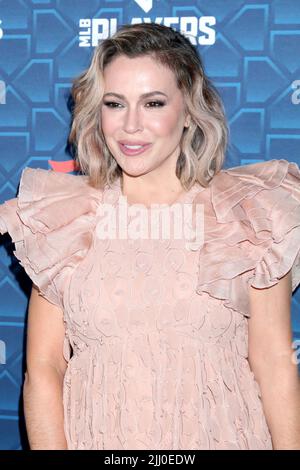 LOS ANGELES - JUL 18: Alyssa Milano at the MLBPA x Fanatics "Players ...