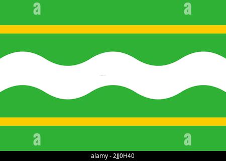 Top view of flag Soest, Netherlands. Dutch patriot and travel concept ...