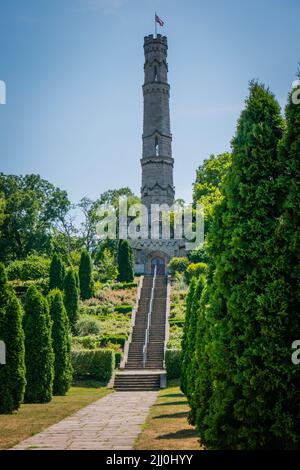 Battlefield Monument, at 77 King Street West, is part of Stoney Creek ...
