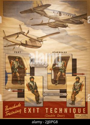 A British army training poster for the Parachute Regiment (also known ...