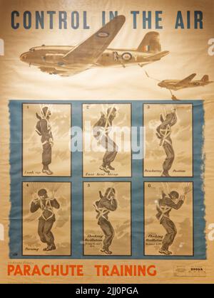 A British army training poster for the Parachute Regiment (also known ...