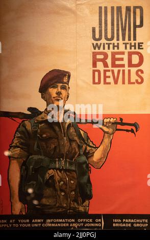 Red Devils Army parachute display team perform a display at Chequers ...