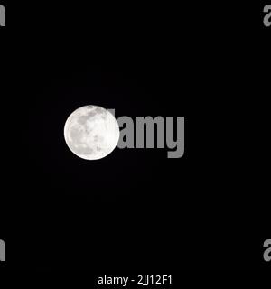 Moon Timelapse, Stock time lapse : Full moon rise in dark nature sky ...