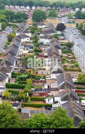 Aerial image of Clifton captured from the roof of Southchurch Court ...