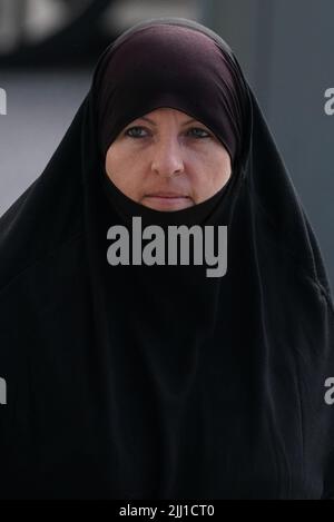 Former Irish soldier Lisa Smith, 43, is joined by her legal ...