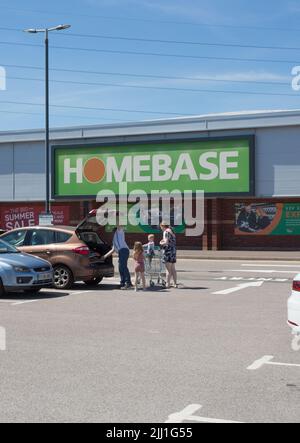 Homebase, Oldbury Green Retail Park, Oldbury, West Midlands Stock Photo ...