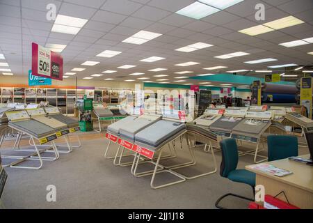 Inside a Carpetright store Stock Photo - Alamy