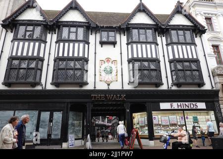 Ipswich, Suffolk, UK - 22 July 2022: The architecture of The Walk in ...