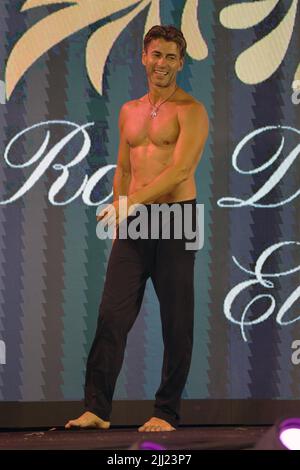 in the photo Kledi Kadiu Stock Photo - Alamy