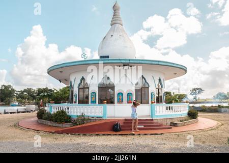Carapichaima, Trinidad and Tobago - July 22 2022: The Hindu Temple in ...