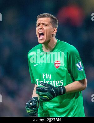 Wojciech Szczesny, Arsenal goalkeeper Stock Photo - Alamy
