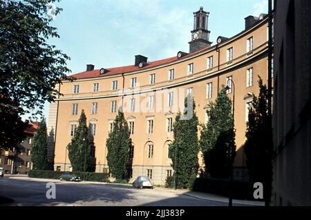 Photograph of Engelbrektsskolan in Stockholm, Sweden, taken from ...
