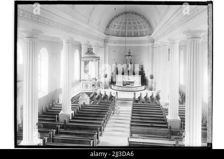 Kumla church, interior Stock Photo - Alamy