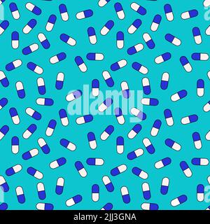 Medicine seamless pills pattern for kids and wrapping paper and clothes ...