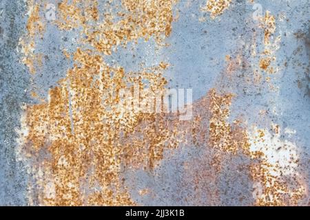 Rusty scratched peeling outdated metallic texture steel weathered color ...