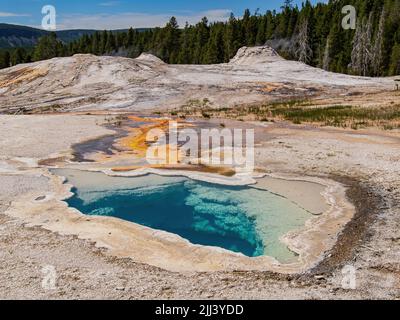 Sunny view of the landscape of Heart Spring at Wyoming Stock Photo - Alamy