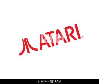 Atari, Logo, White background Stock Photo - Alamy