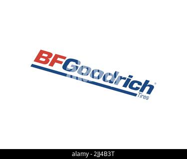 BFGoodrich, rotated logo, white background Stock Photo - Alamy