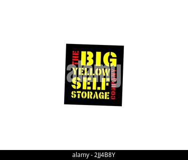 Yellow, Rotated Logo, White Background Stock Photo - Alamy