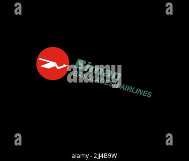Biman Bangladesh Airline, rotated logo, white background Stock Photo ...