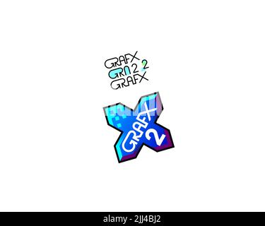 GrafX2, Logo, White background Stock Photo - Alamy