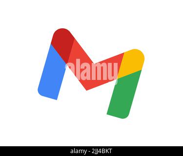 Gmail, Logo, White background Stock Photo - Alamy