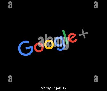 Google, rotated logo, black background Stock Photo - Alamy