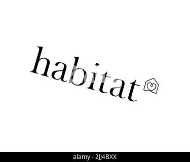 Habitat Retail, er Habitat Retail, er, Logo, White background Stock ...