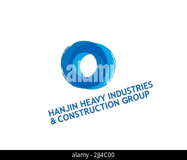 Hanjin Heavy Industries, Logo, White background Stock Photo - Alamy