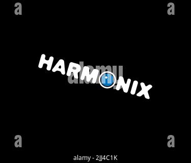 Harmonix, Logo, Black background Stock Photo - Alamy