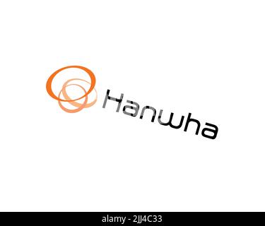Hanwha Aerospace, Logo, White background Stock Photo - Alamy