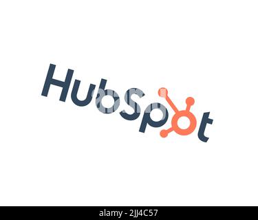 HubSpot, Logo, White background Stock Photo - Alamy