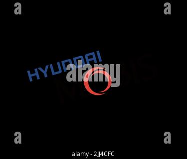 Hyundai Mobis, Logo, Black background Stock Photo - Alamy