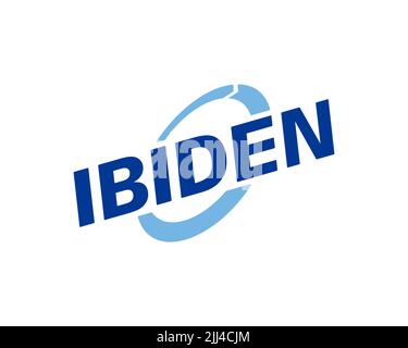 Ibid, rotated logo, white background B Stock Photo - Alamy