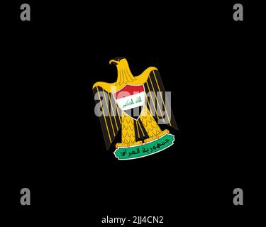 Iraqi Post, Logo, Black background Stock Photo - Alamy