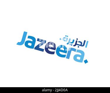Jazeera Airways, rotated logo, white background Stock Photo - Alamy