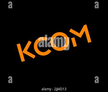 KCOM Group, Logo, Black background Stock Photo - Alamy