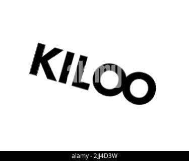 Kiloo, rotated logo, white background Stock Photo - Alamy