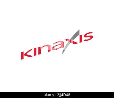 Kinaxis, rotated logo, white background B Stock Photo - Alamy