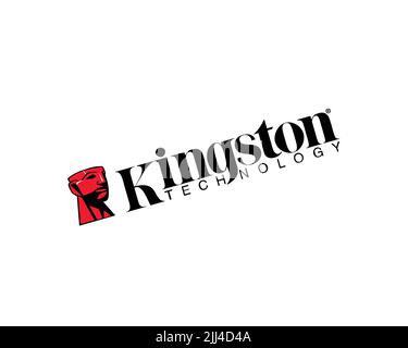 Kingston Technology, Logo, White background Stock Photo - Alamy