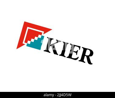 Kier Group, Logo, White background Stock Photo - Alamy