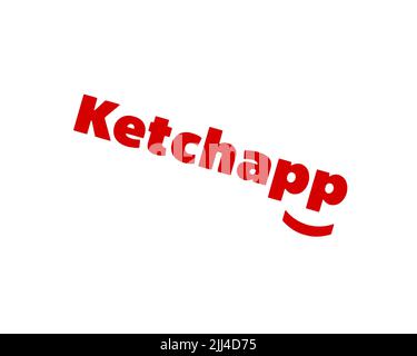 Ketchapp, rotated logo, white background Stock Photo - Alamy