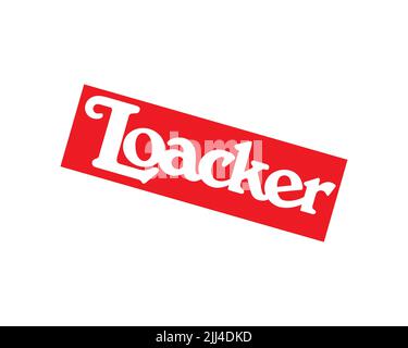 Loacker, rotated logo, white background Stock Photo - Alamy