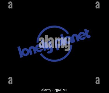 Lonely Planet, Logo, Black background Stock Photo - Alamy