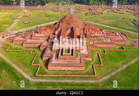 Paharpur Buddhist Monastery at Paharpur village in Badalgachhi Upazila ...