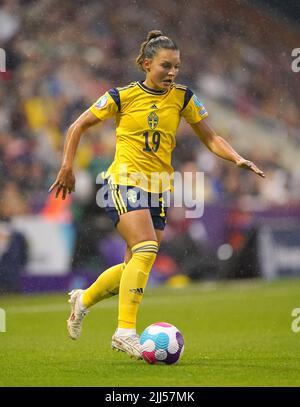 Sweden's Johanna Kaneryd during the UEFA Women's Euro 2025 Group C ...