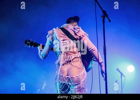 BARCELONA - JUN 16: Eartheater (band) perform on stage at Sonar ...