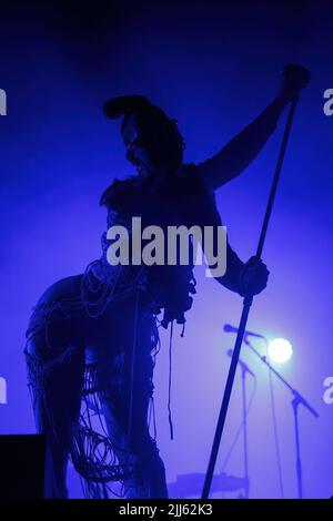 BARCELONA - JUN 16: Eartheater (band) perform on stage at Sonar ...