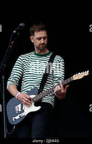 Edward 'Maz' Marriott guitarist of Little Man Tate Stock Photo - Alamy